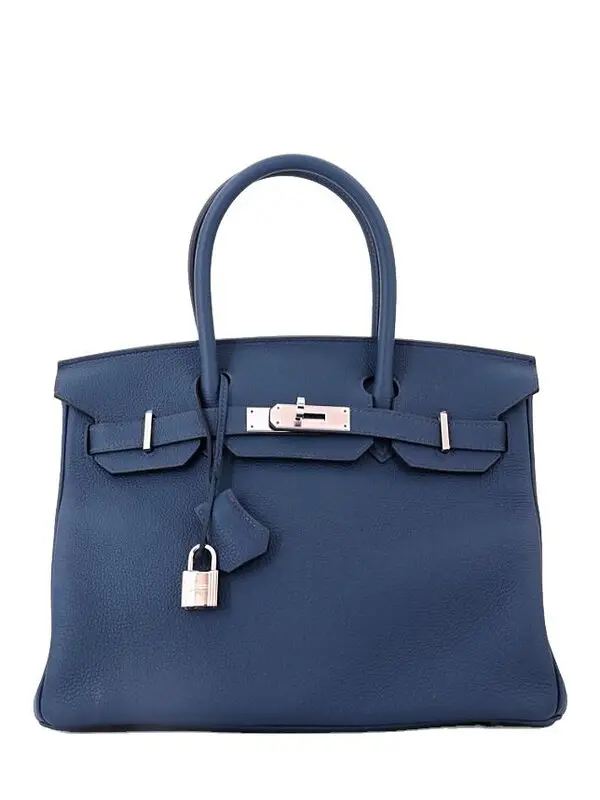 Hermès Birkin 30 Handbag - Bleu De Prusse