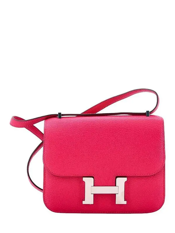 Hermès 18 Constance Bag Chevre Mysore - Pink