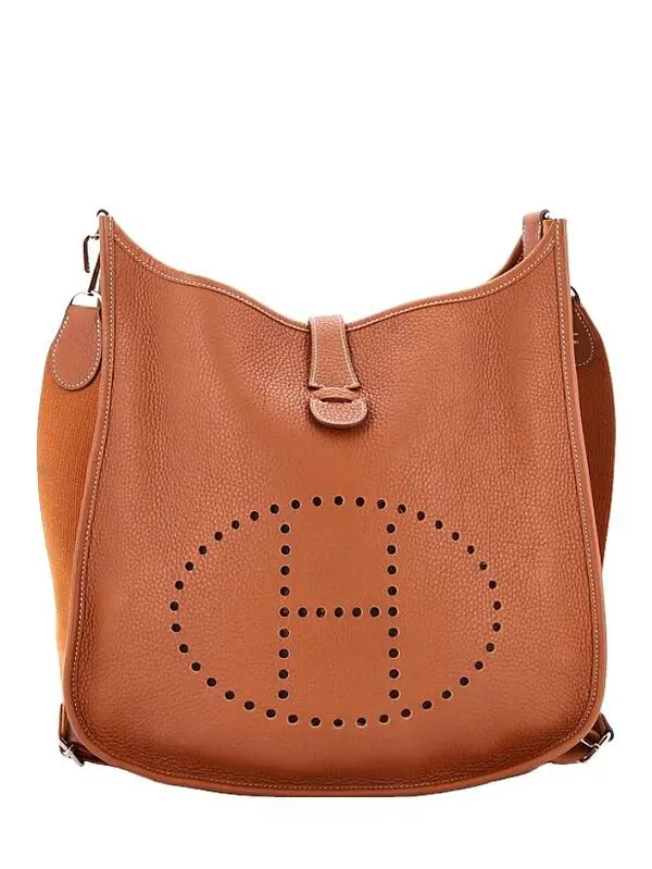 Hermès Pm Evelyne Bag Gen Iii Clemence - Brown