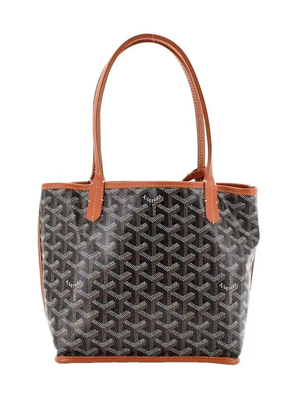 Goyard Anjou Reversible Tote Coated Canvas - Brown