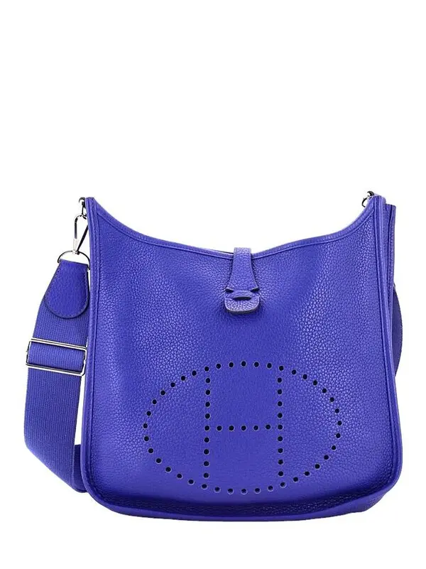 Hermès Pm Evelyne Gen Iii Bag Clemence - Blue