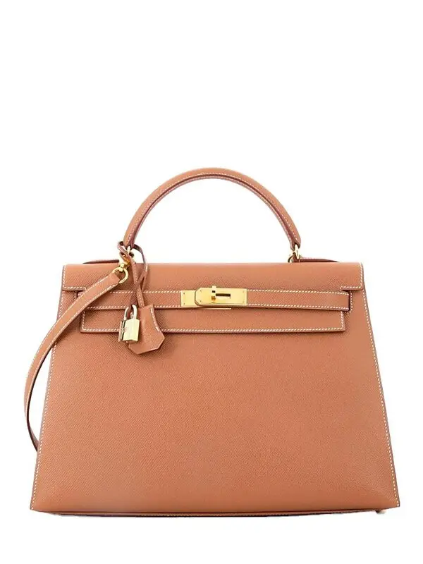 Hermès Kelly 32 Handbag With Hardware - Gold