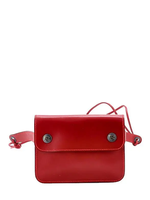 Hermès Vintage Tie Belt Bag Leather - Red
