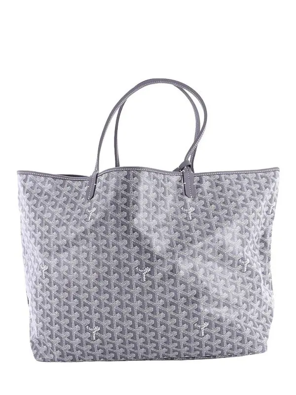 Goyard Saint Louis Gm Tote Coated Canvas - Gray