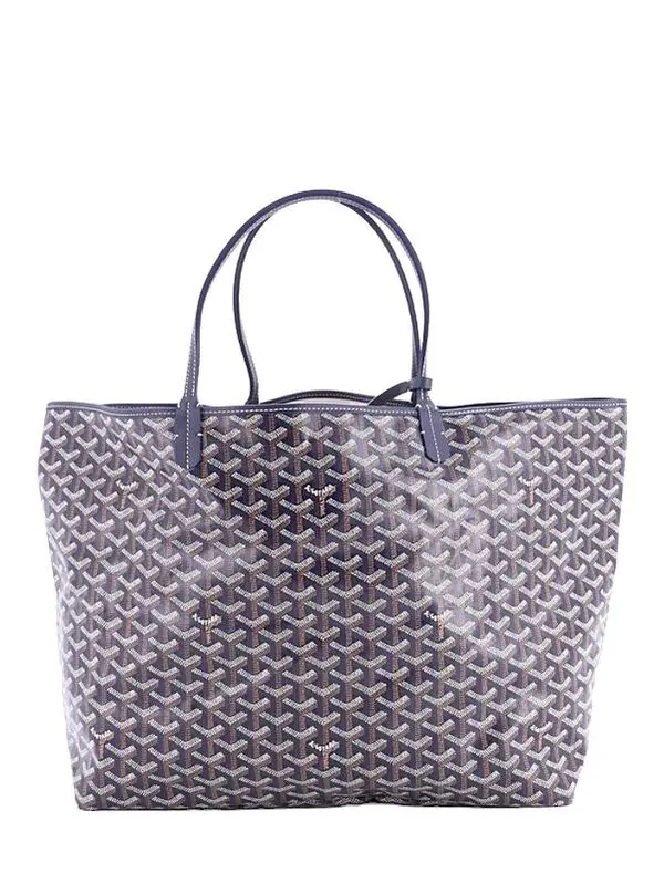Goyard Gm Saint Louis Tote Coated Canvas - Blue