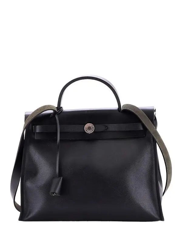Hermès 31 Herbag Zip Berline - Black