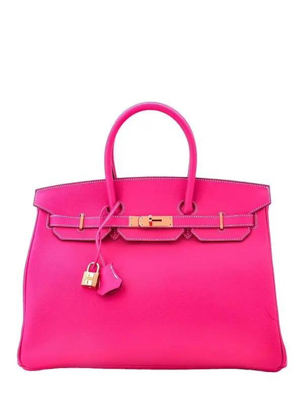 Hermès Birkin 35 Handbag - Rose Tyrien
