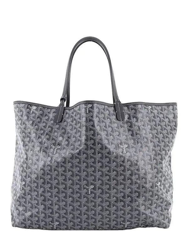 Goyard Gm Saint Louis Tote Coated Canvas - Gray