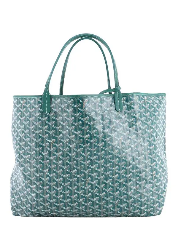 Goyard Gm Saint Louis Tote Coated Canvas - Green