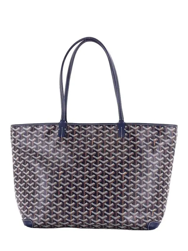 Goyard Mm Artois Tote Coated Canvas - Blue