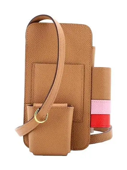 Hermès Hermesway Phone Case Crossbody Bag Epsom - Neutral
