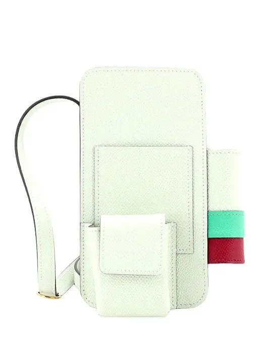 Hermès Hermesway Phone Case Crossbody Bag Epsom - Green
