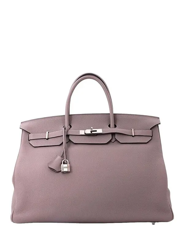 Hermès Birkin 40 Handbag - Gris Asphalte