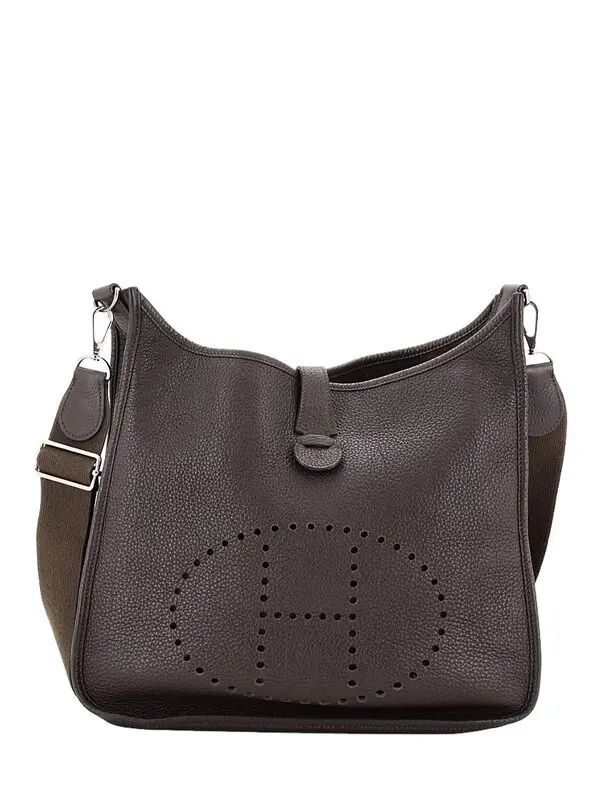 Hermès Gm Evelyne Bag Gen Iii Clemence - Brown