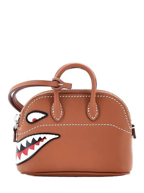 Hermès Bolide Shark Bag Charm - Brown