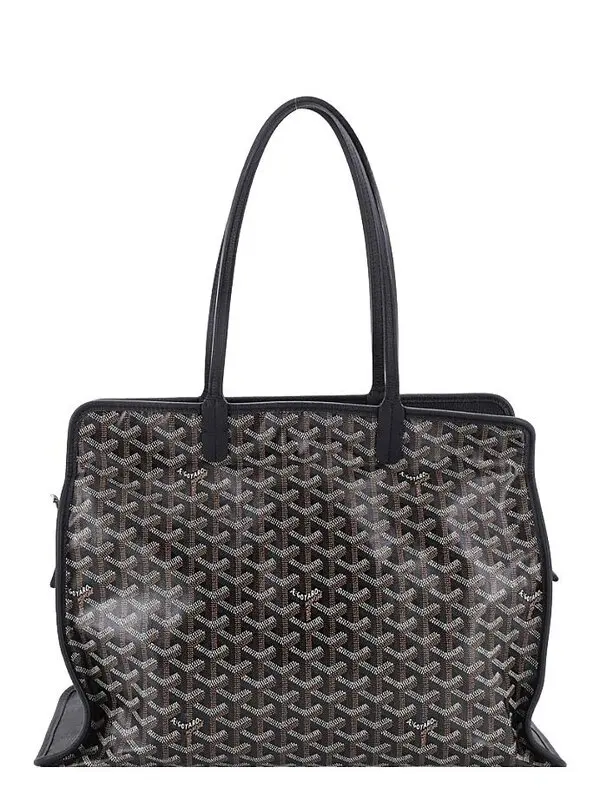 Goyard Pm Hardy Pet Carrier In Coated Canvas - Black
