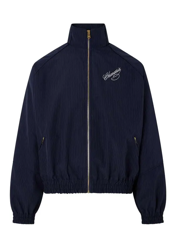 WILLY CHAVARRIA Ruff Rider Logo-embroidered Track Jacket - Navy