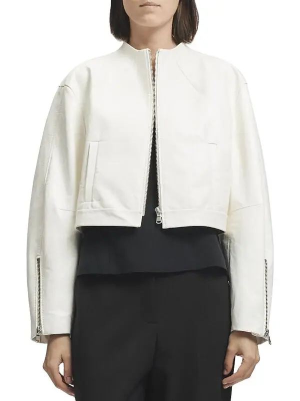SAINT ART Nicholas Leather Jacket - White