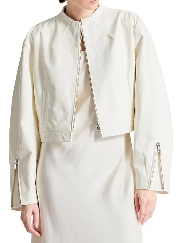 SAINT ART Nicholas Leather Jacket - White