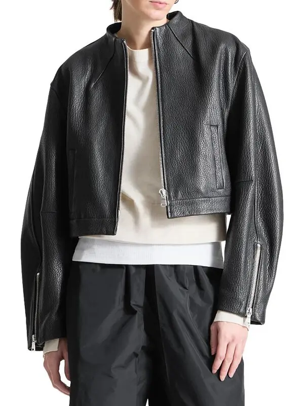 SAINT ART Nicholas Leather Jacket - Black