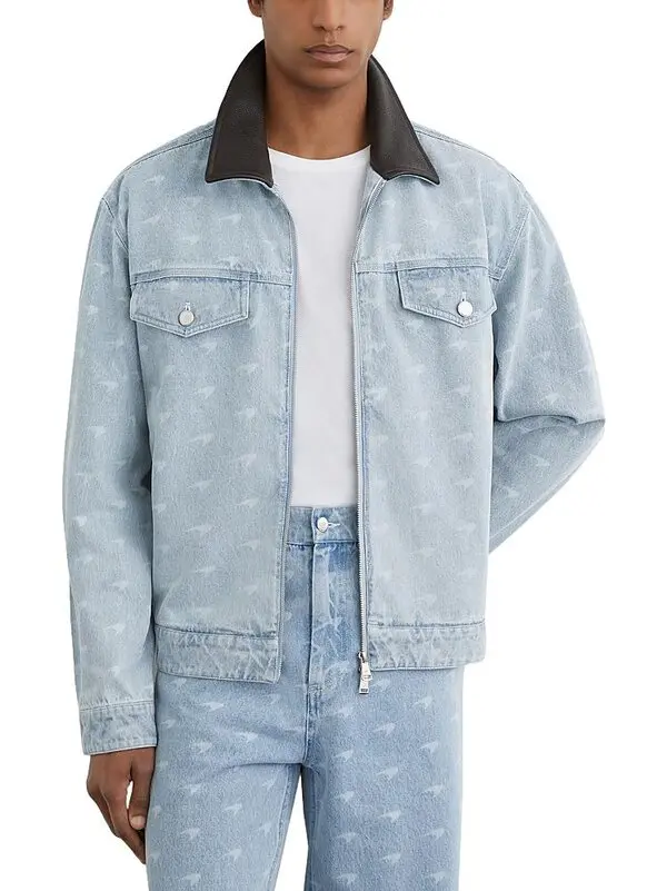 REISS Mclaren Speedmark Jacket - Soft Blue