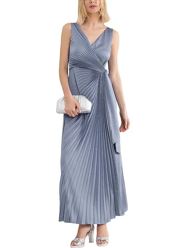 PHASE EIGHT Emlyn Wrap Dress - Pale Blue