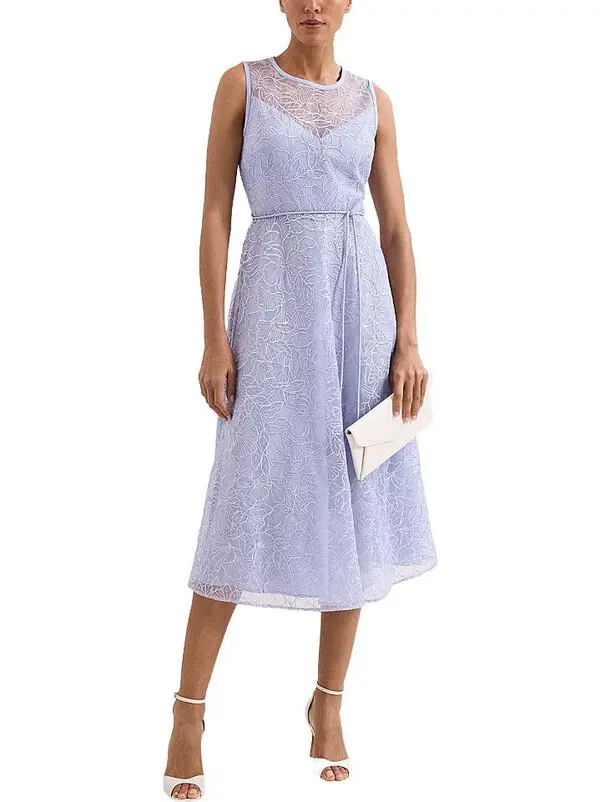 PHASE EIGHT Sakura Dress - Pale Blue