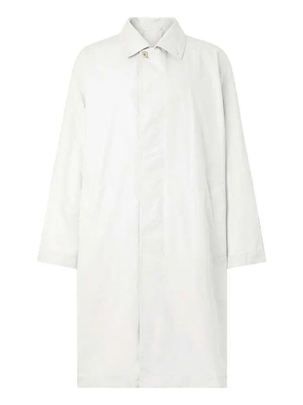 LEMAIRE Cotton-canvas Car Coat - White
