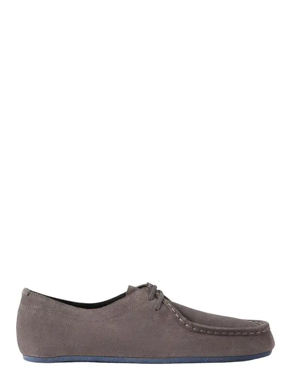 JIL SANDER Suede Derby Shoes - Gray