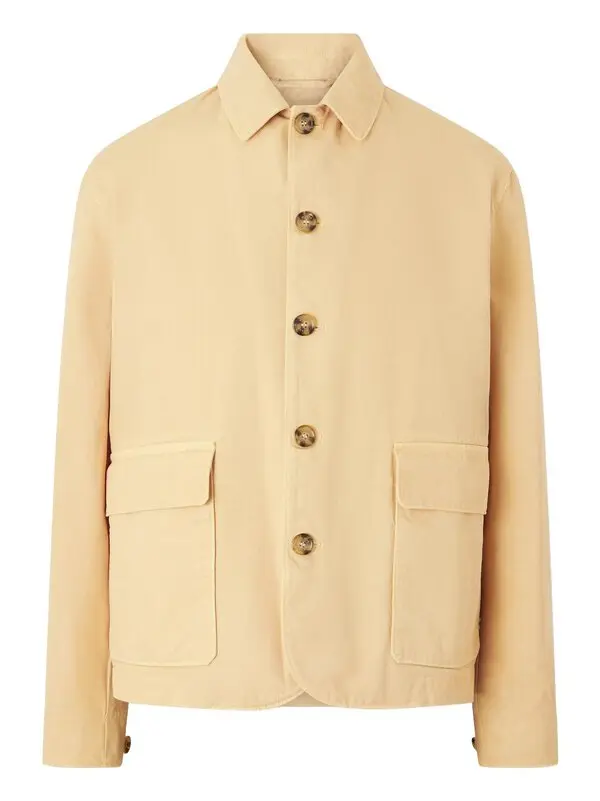 VALSTAR Cotton-canvas Field Jacket - Yellow