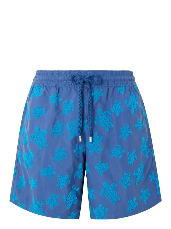 Vilebrequin Moorea Straight-leg Recycled Swim Shorts - Blue