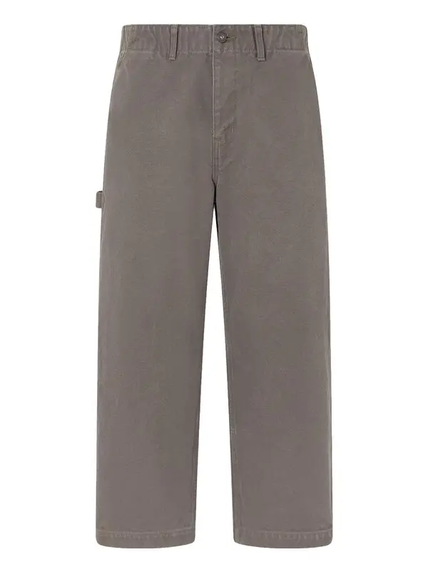 WTAPS Armstg2501 Straight-leg Cotton-canvas Trousers - Brown