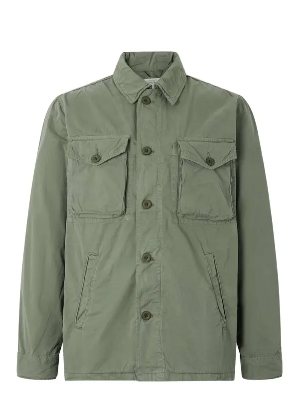 Hartford Jonah Cotton-twill Jacket - Green