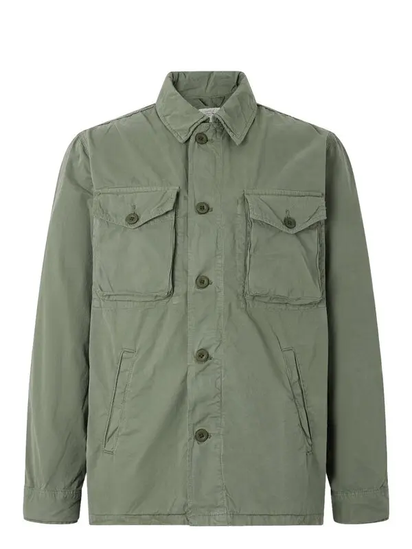 Hartford Jonah Cotton-twill Jacket - Green