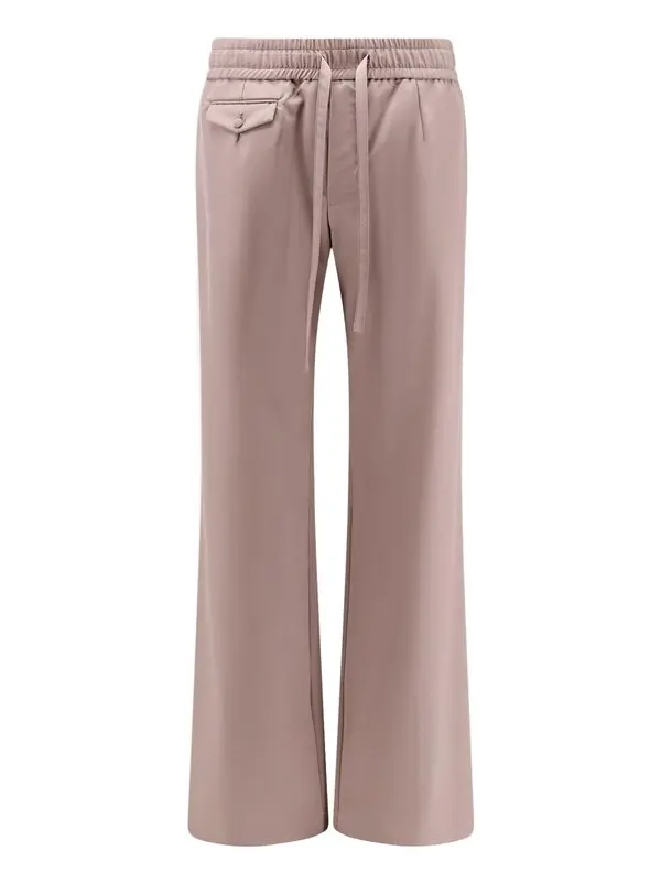 Dolce & Gabbana Virgin Wool Trousers - Pink