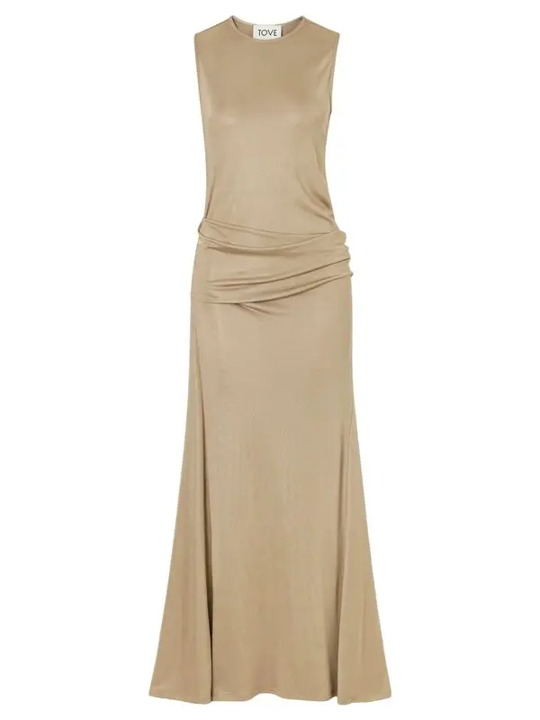 Tove Lelani Jersey Maxi Dress - Bronze
