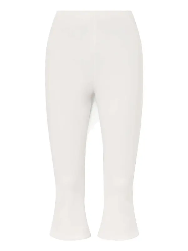 THE PARK Allison Capri Scuba Pants - White