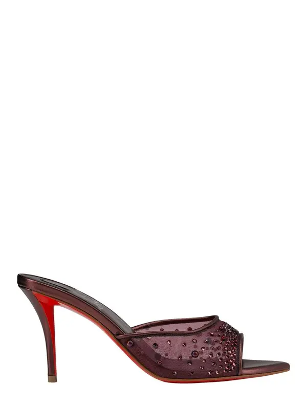 CHRISTIAN LOUBOUTIN Miss Z Embellished Mules - Pink