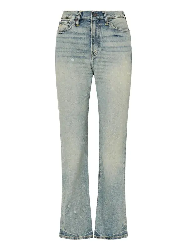 Ralph Lauren Mid-rise Straight-leg Jeans - Blue