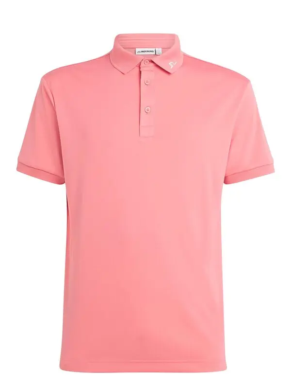 J. Lindeberg Technical Kv Polo Shirt - Pink