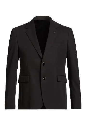 LARDINI Blazer Size Virgin Wool - Black