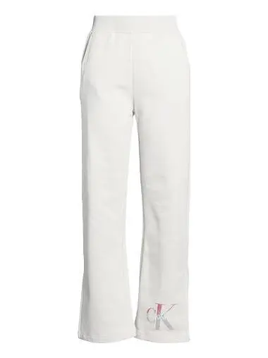 Calvin Klein Cotton French Terry Track Pants With Logo - Grey