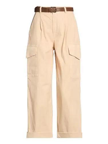 NINA MARS Military Cargo Pants - Beige