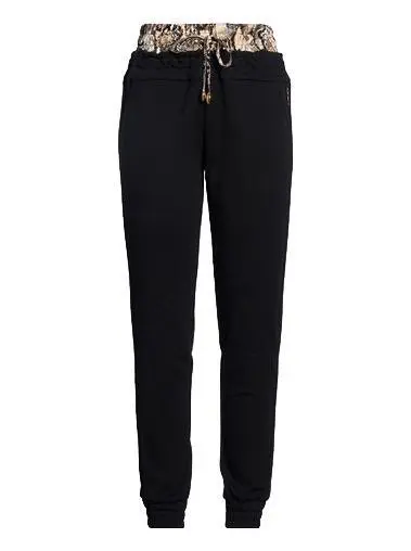 Just Cavalli Cotton Track Pants - Black