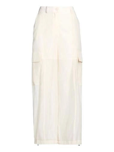 Peserico Cotton And Silk Cargo Pants - Cream