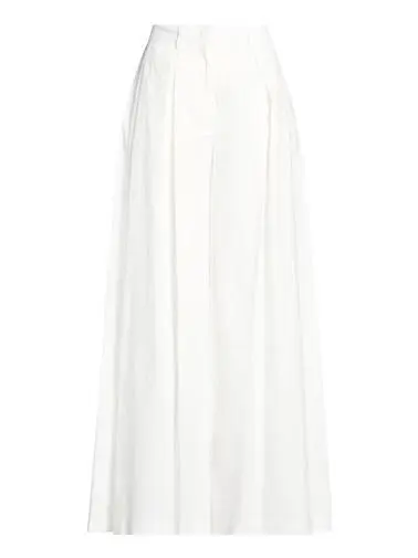 BALLANTYNE Wide-leg Cotton Pants - White