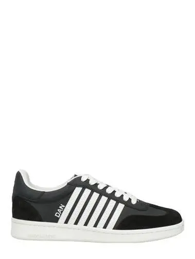 Dsquared2 Leather Low-top Sneakers - Black