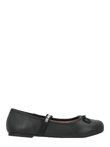 Moschino Mary Jane Ballet Flats - Black