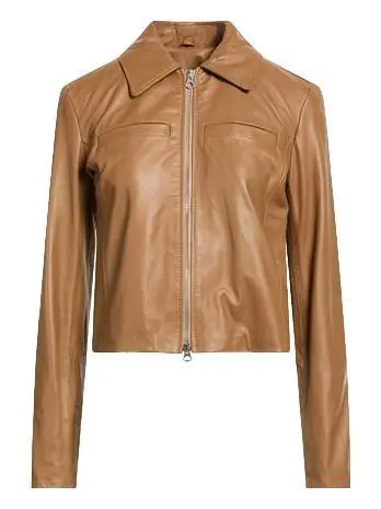 STREET LEATHERS Leather Jacket - Beige
