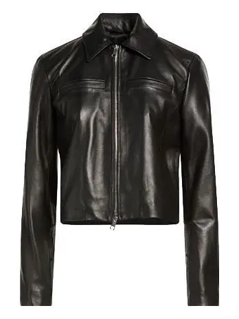 STREET LEATHERS Leather Jacket - Black